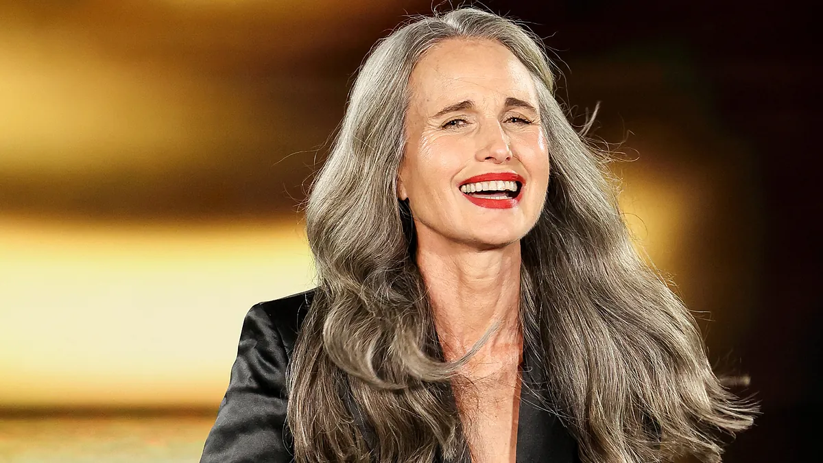 Andie MacDowell (67 años): "Hago yoga en las pausas de la comida y me ...